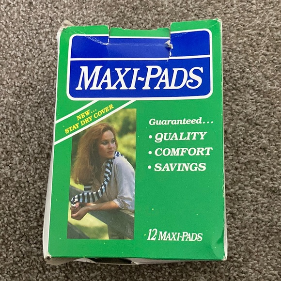 Bath & Body | Vintage Circa 199s Maxi Pads With Original Box One ...